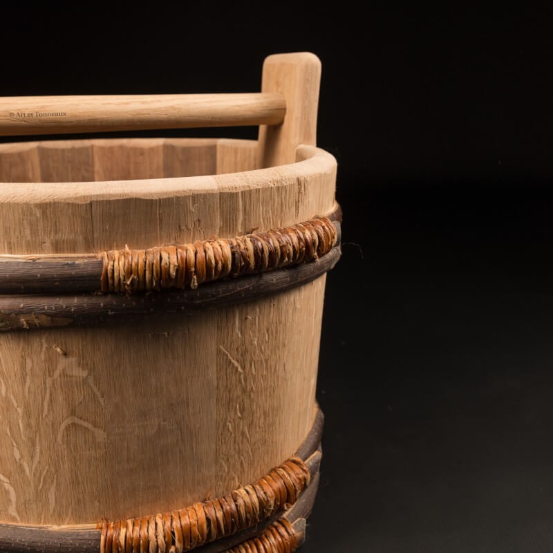 Seau bois 11L (chêne) : Le Traditionnel Ergonomique | Cyrille Dumoutier ...